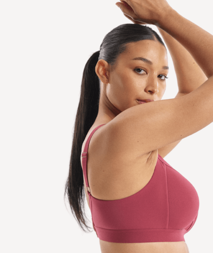 Nala Support Wirefree Bralette Padded - Burnt Fig - Curvy