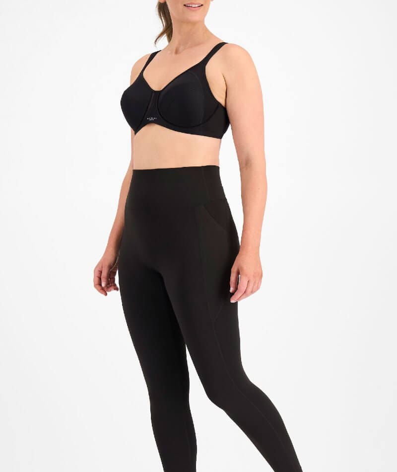 Berlei Full Support Non Padded Sports Bra Black Curvy