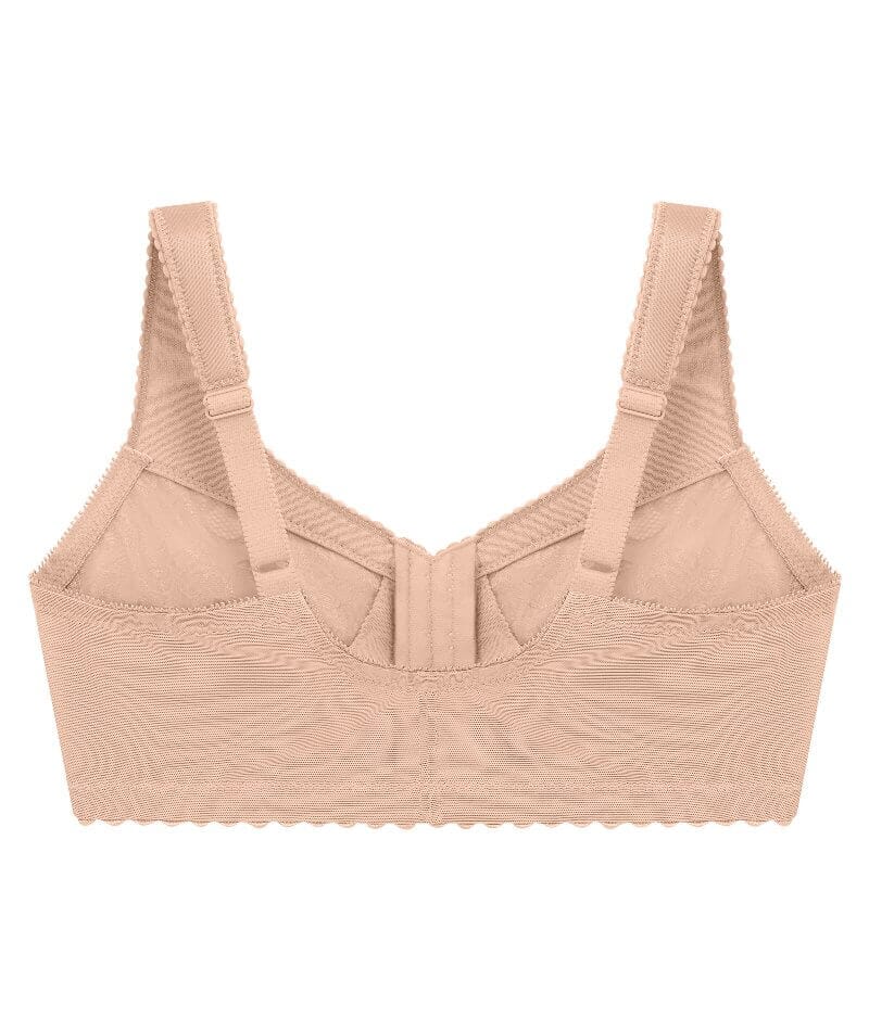 Glamorise Magiclift Front-Closure Support Wire-Free Bra - Blush - Curvy