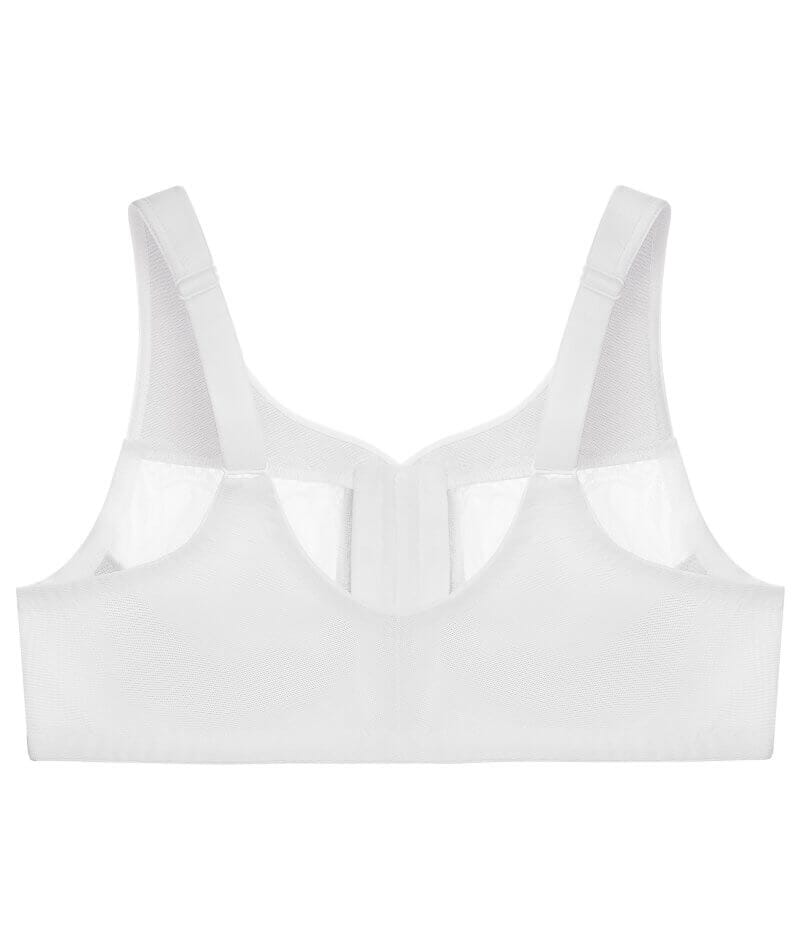 Glamorise Magiclift Natural Shape Wire-Free Front-Closure Bra - White ...