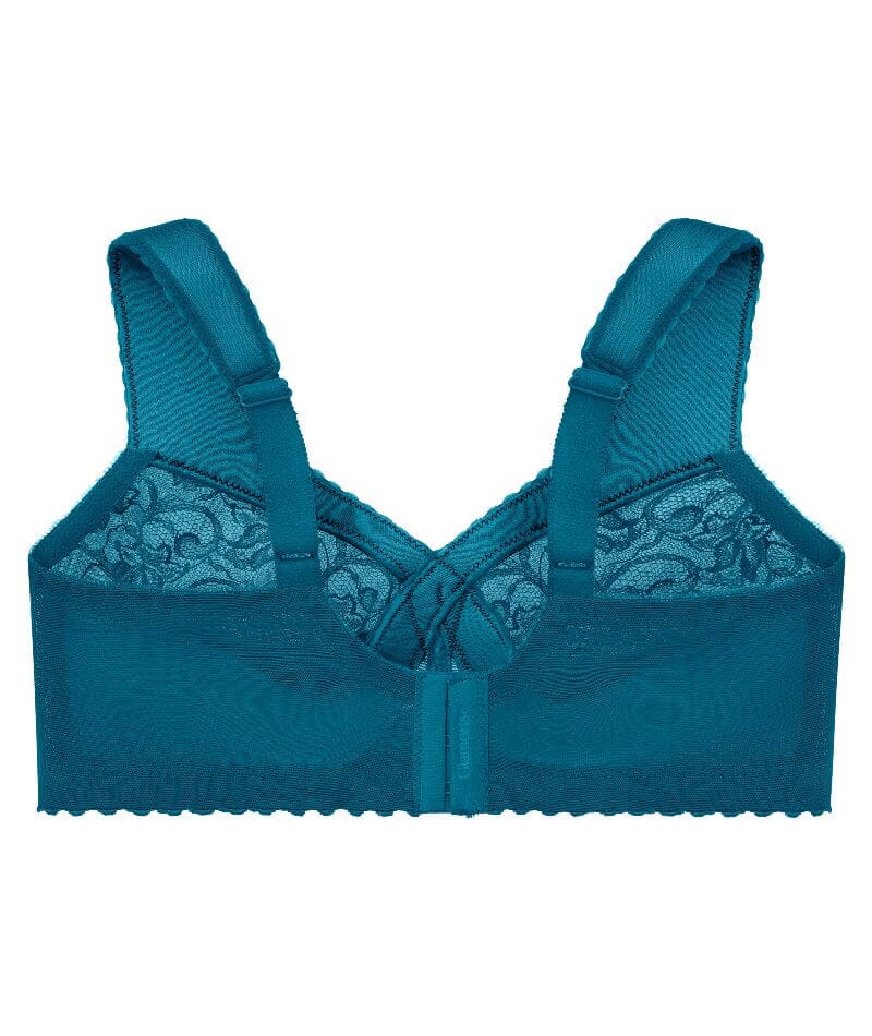 Glamorise Magiclift Original Wire-Free Support Bra - Dark Teal - Curvy