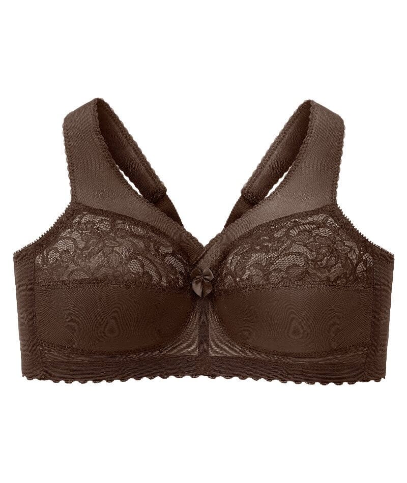Glamorise Magiclift Original Wire-Free Support Bra - Mocha - Curvy