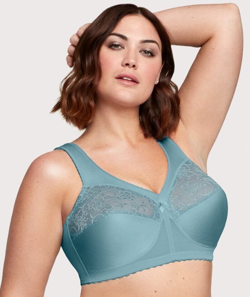 Glamorise Magiclift Original Wire Free Support Bra Glacier Curvy