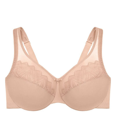 Glamorise WonderWire Minimizer Bra - Cafe - Curvy