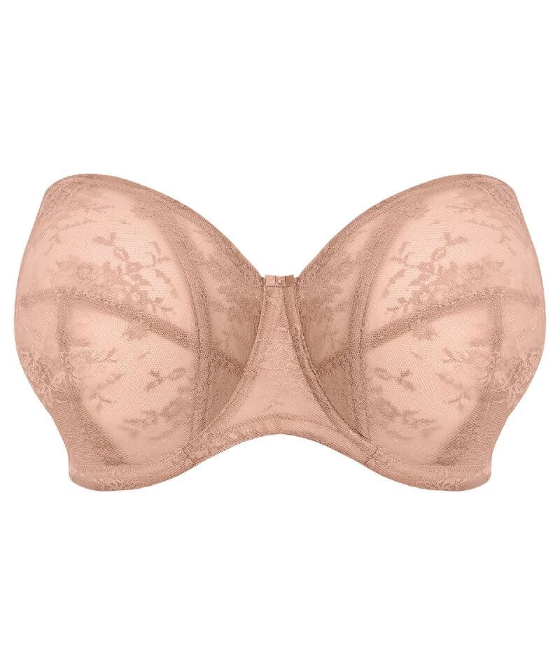Goddess Verity Underwired Strapless Bra Fawn Curvy