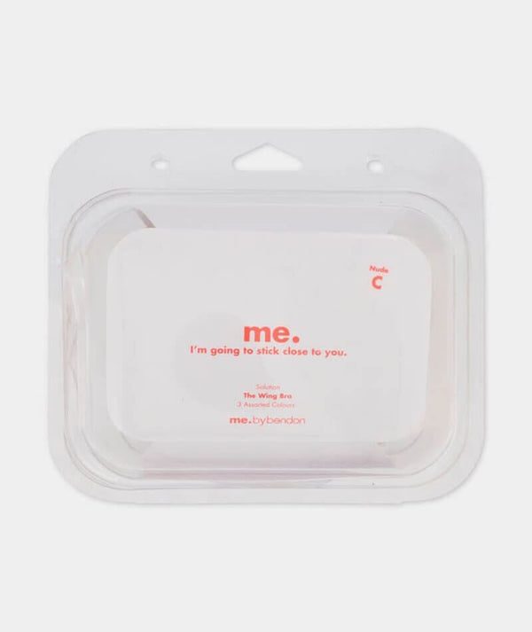 Me. By Bendon The Wing Bra Strap + Back Less Bra - Nude - Curvy