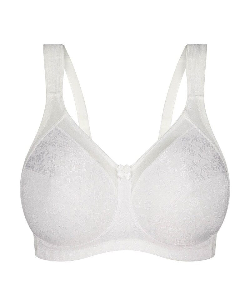 Triumph Endless Comfort Soft Cup Wire-Free Bra - White - Curvy