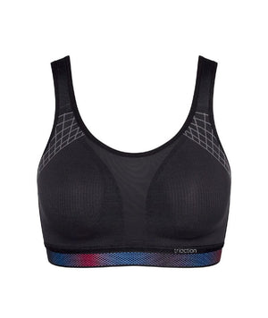 Triumph Triaction Cardio Flow Wire-free Minimiser Sports Bra - Black ...