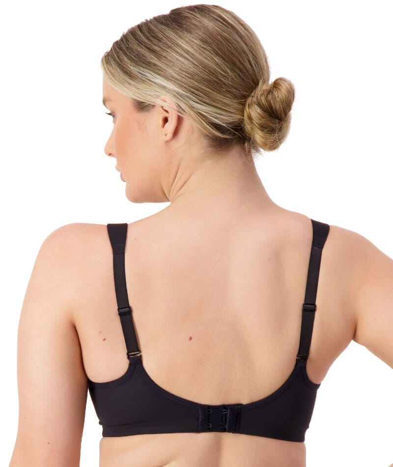 Triumph Triaction Ultra Underwired Padded Sports Bra - Black - Curvy