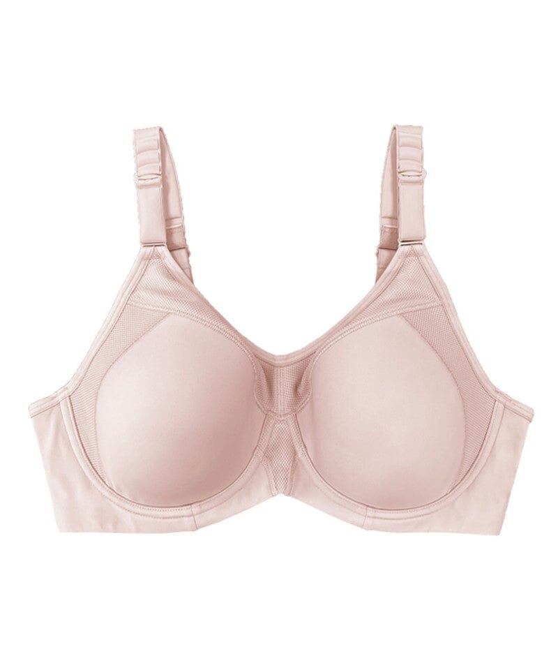 Triumph Triaction Ultra Underwired Padded Sports Bra - Fig Pink - Curvy