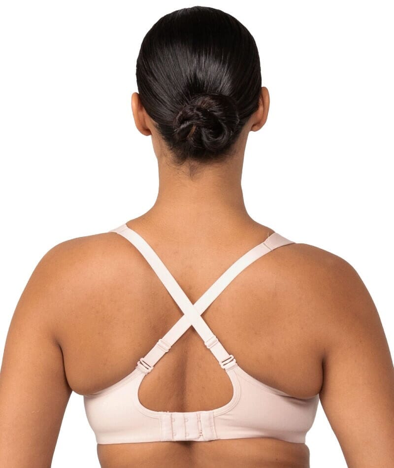 Triumph Triaction Ultra Underwired Sports Bra - Fig Pink - Curvy