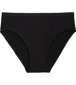 Bendon Body Cotton High Cut Brief - Black - Curvy