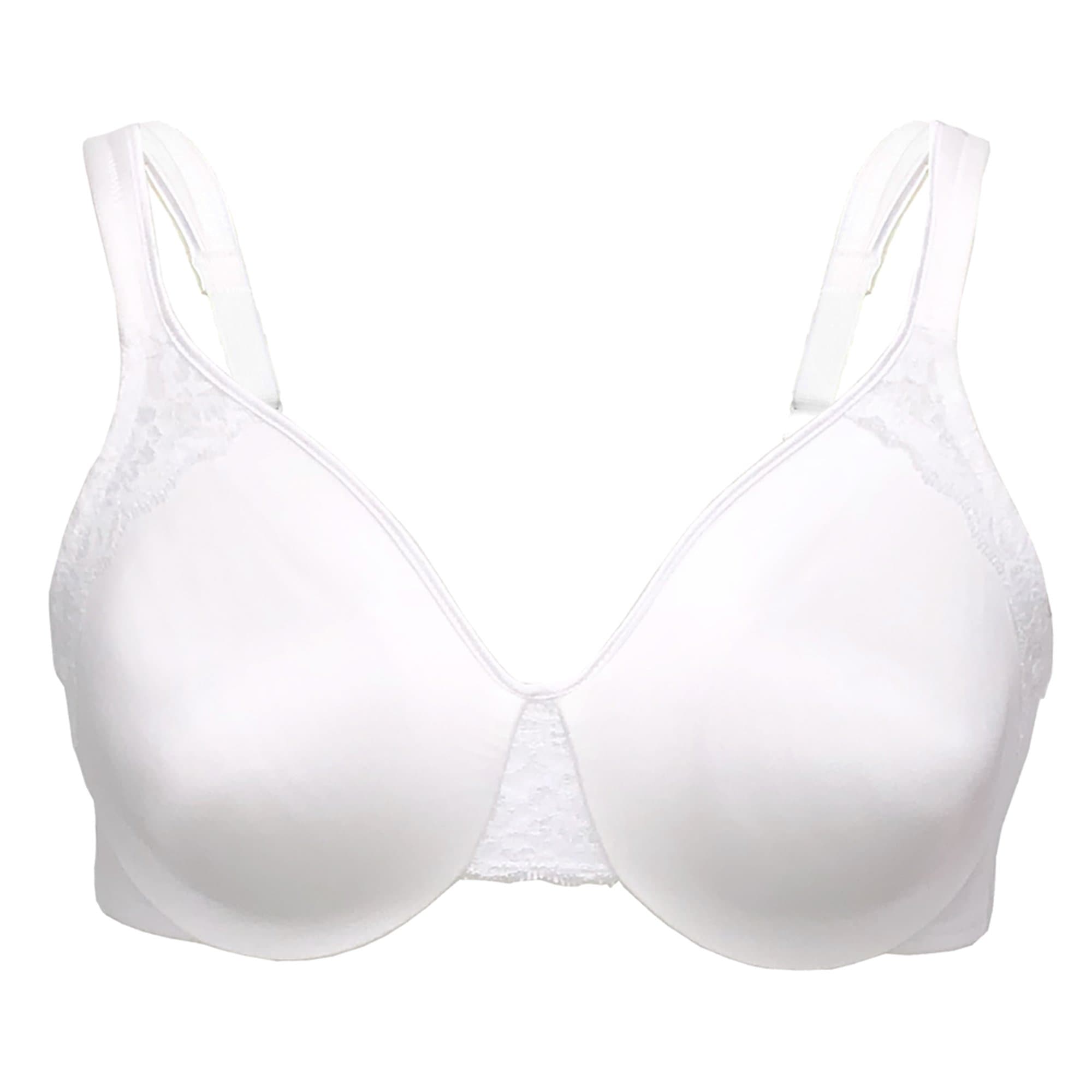 Exquisite Form Fully Minimiser Underwire Bra - White - Curvy
