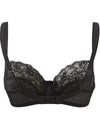 Panache Envy Underwired Balconnet Bra - Black - Curvy