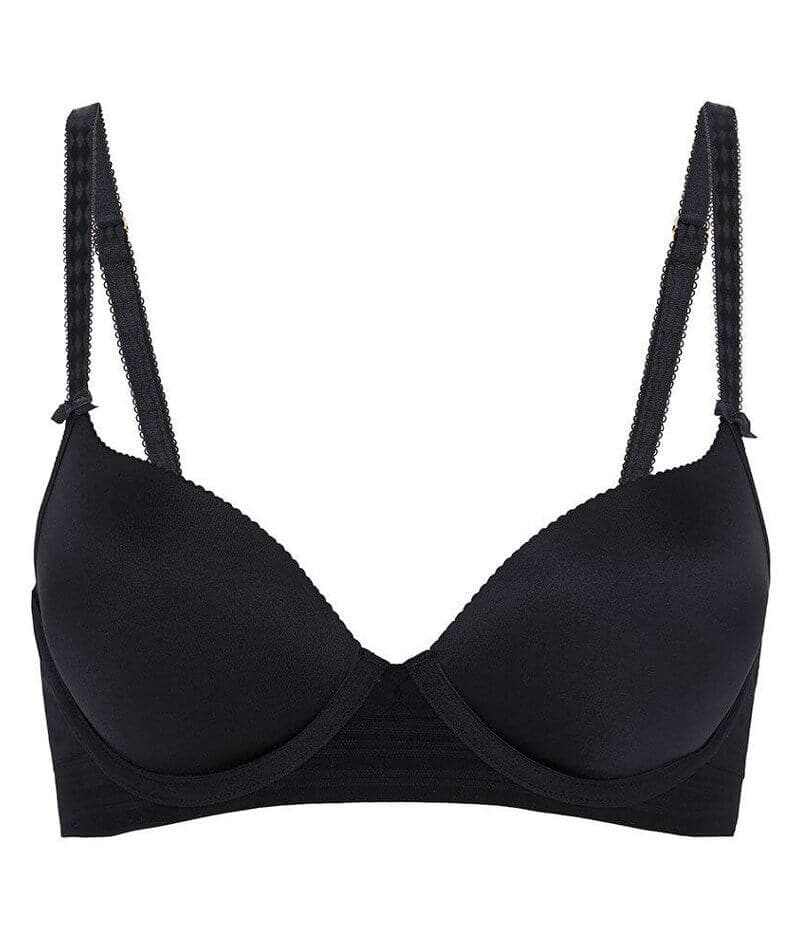 Bendon Body Seamfree Contour Bra - Black - Curvy