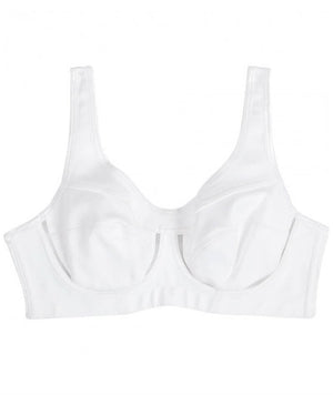 Bendon First Generation Underwire Sports Bra - White - Curvy