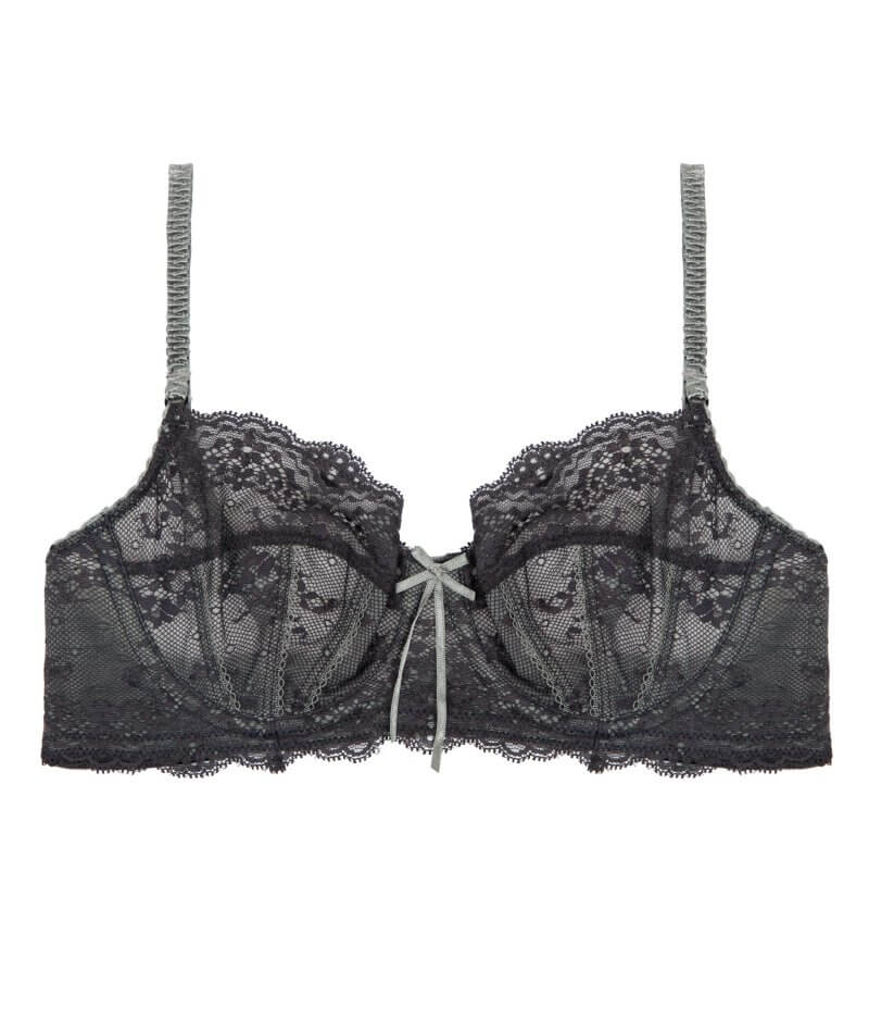 Me. by Bendon Sofia Underwire Bra - Jet/Pewter - Curvy