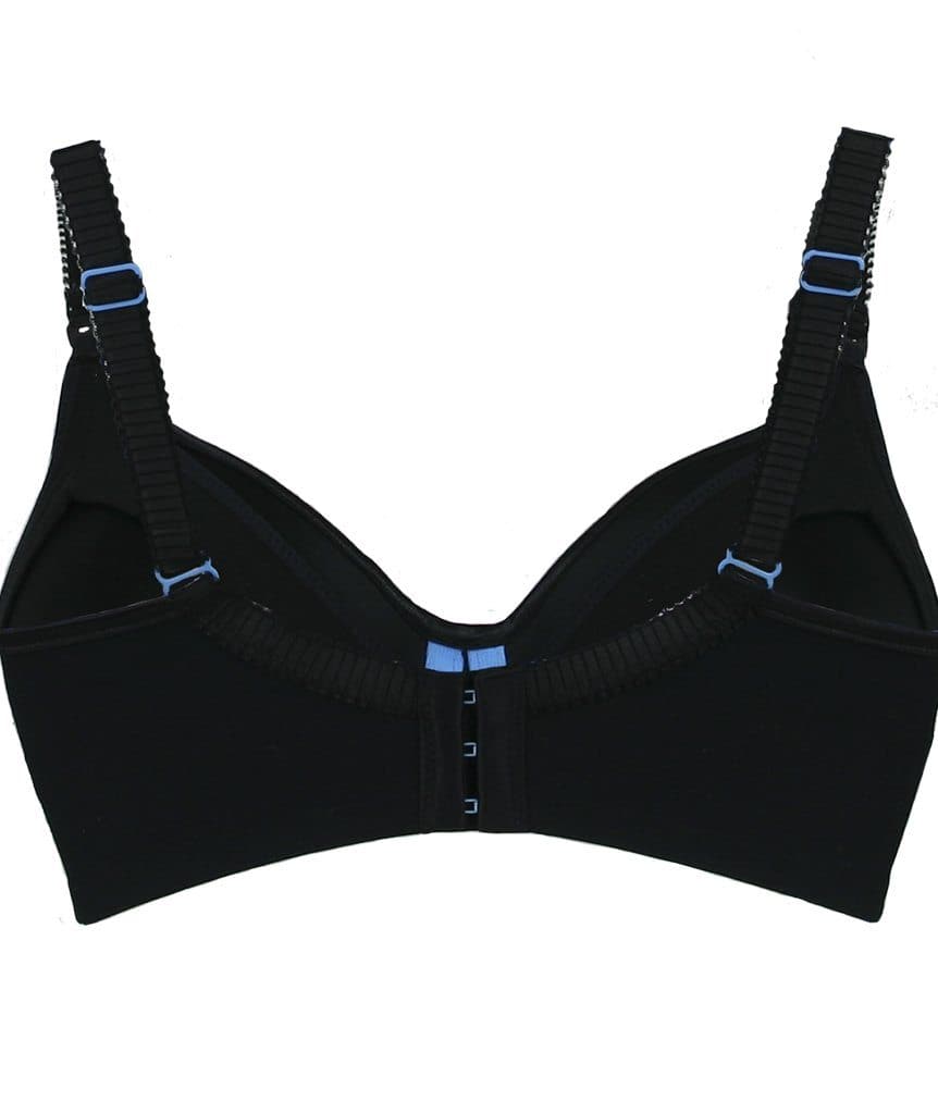 Cake Maternity Croissant Seamless Flexi Wire Nursing Bra - Black - Curvy