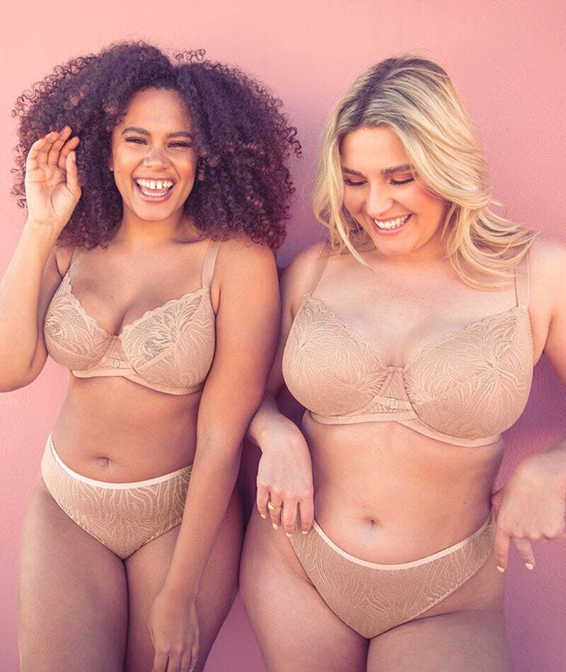 Curvy Kate Lace Daze Balcony Bra - Latte