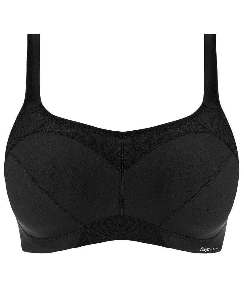 Freya Active High-Octane Underwired Sports Bra - Black - Curvy