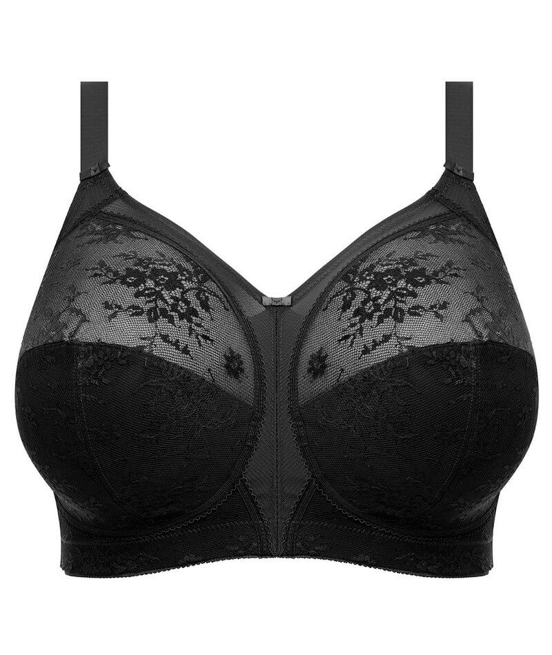 Goddess Verity Wire-Free Bra - Black - Curvy
