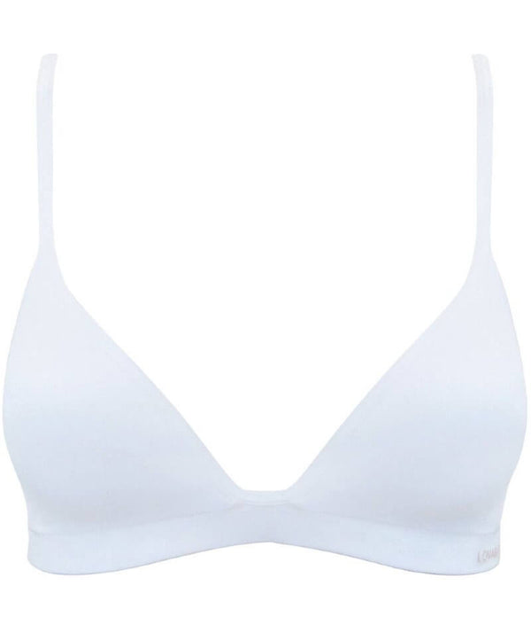 Lovable Seamless Contour Soft Cup Wire-free Bra - Basic White - Curvy