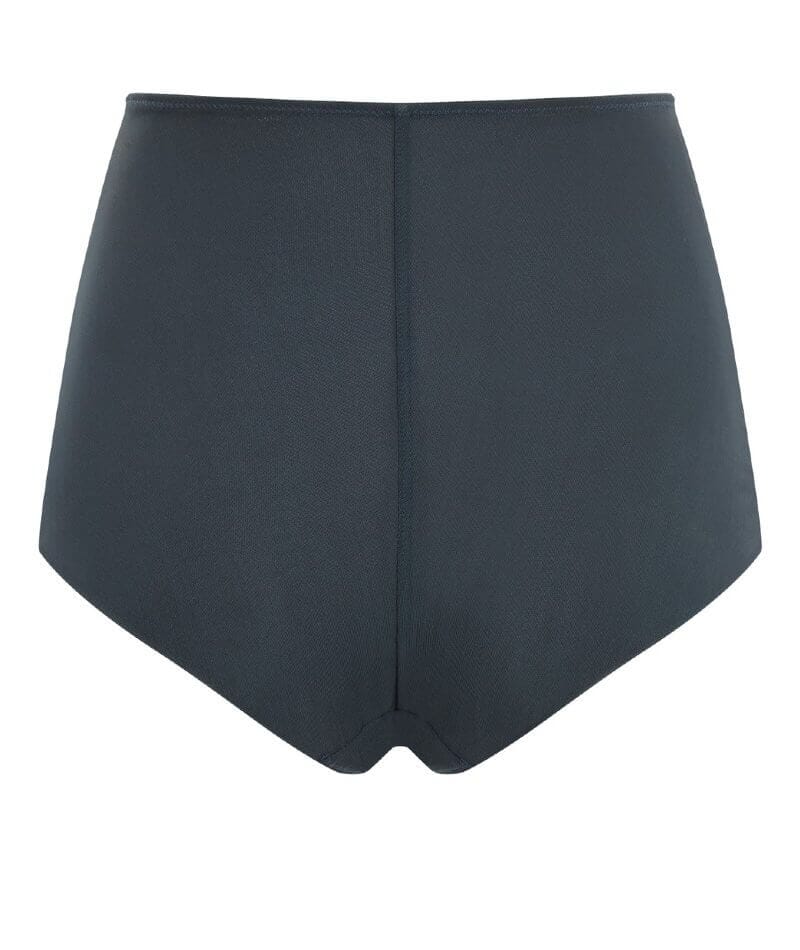 Panache Clara High Waist Brief - Navy Pearl - Curvy