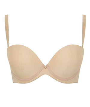 Panache Faith Moulded Strapless Bra - Latte - Curvy