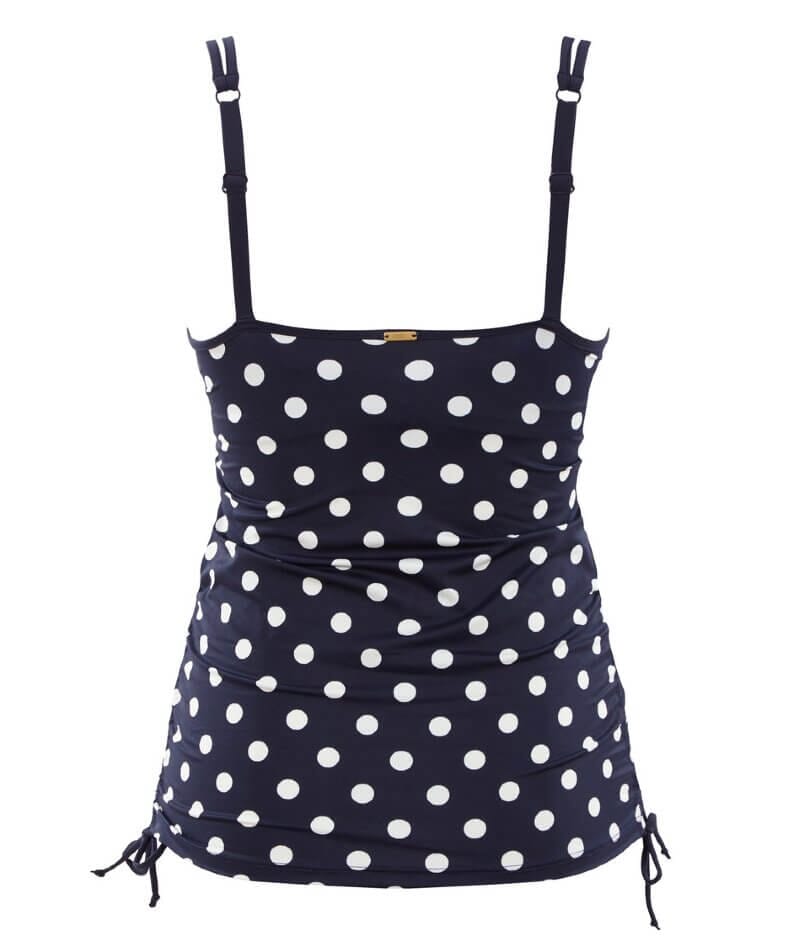Panache Swimwear Anya Riva Spot Balconnet Wired Tankini - Navy/Vanilla ...