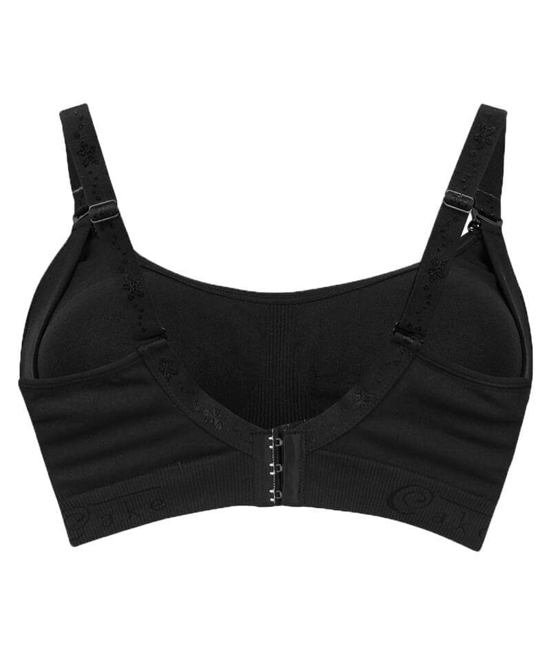 Rock Candy Luxury Seamless Wire-free Nursing Bra - Black - Curvy