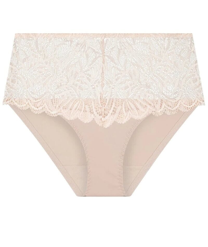 Triumph Essential Lace Maxi Brief - Nude Pink - Curvy