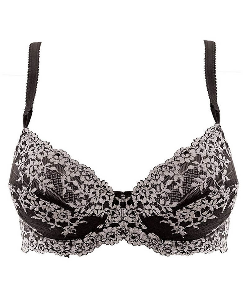 Wacoal Embrace Lace Underwired Bra - Black - Curvy